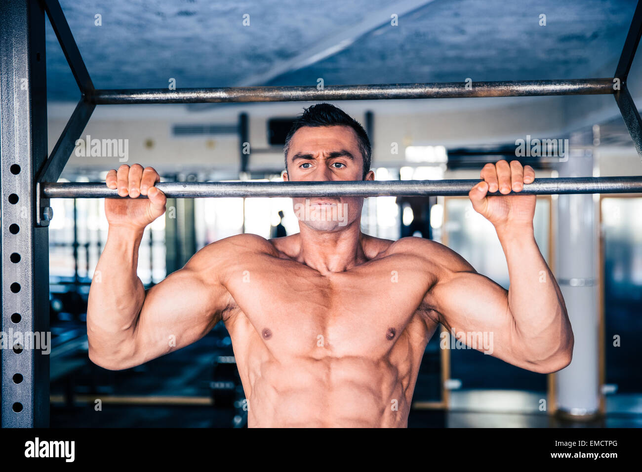 Muscular handsome man hi-res stock photography and images - Alamy