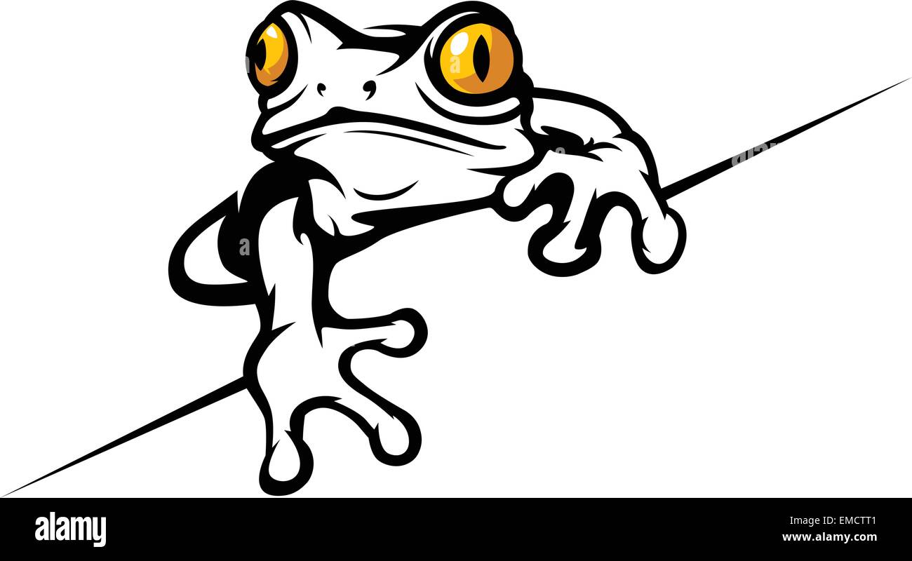 Vector frog Stock Vector Images - Alamy