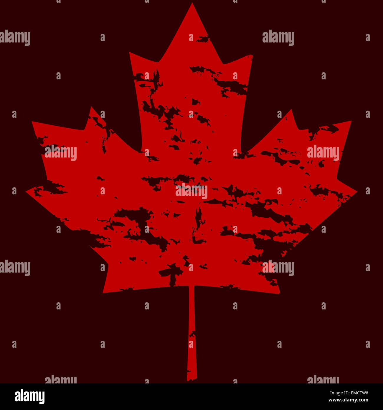 Canadian maple leaf Stock Vector Images - Alamy