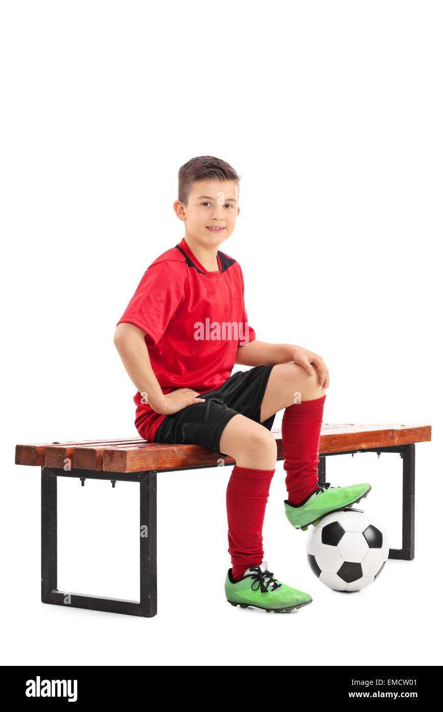 Soccer player sitting on bench hi-res stock photography and images - Alamy