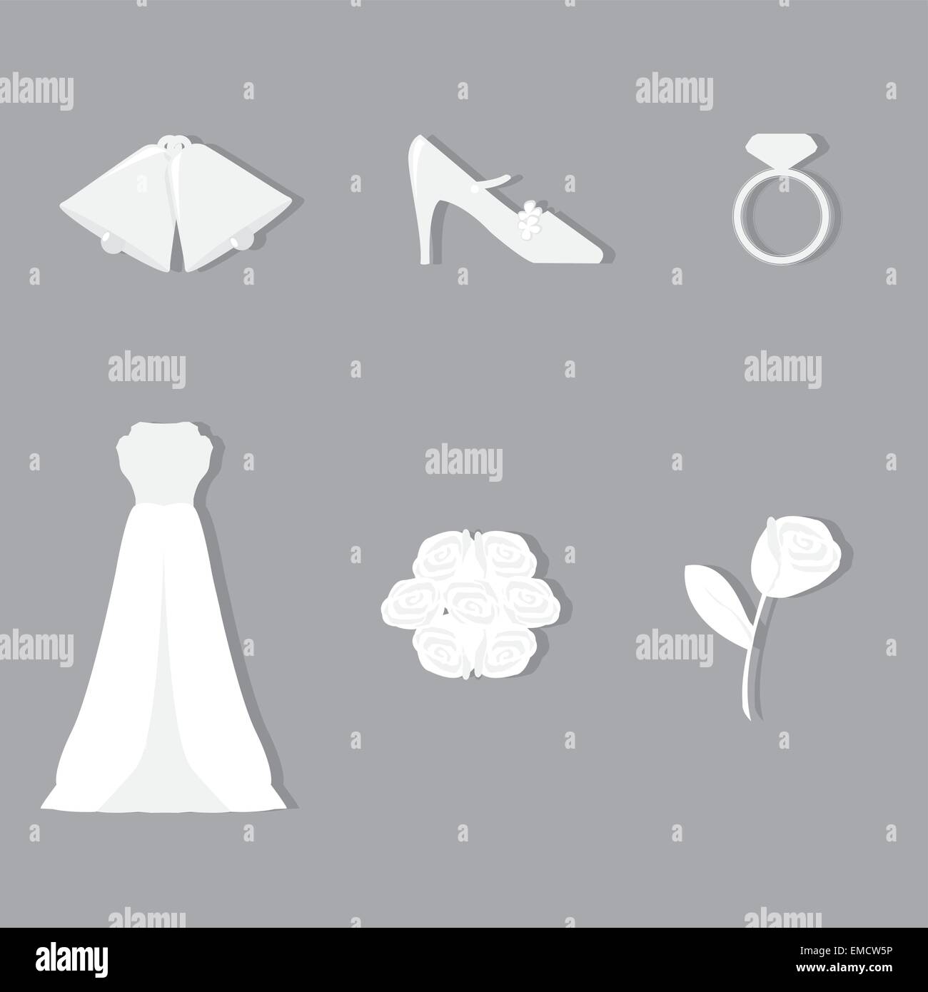 Modern bridal heels Stock Vector Images - Alamy