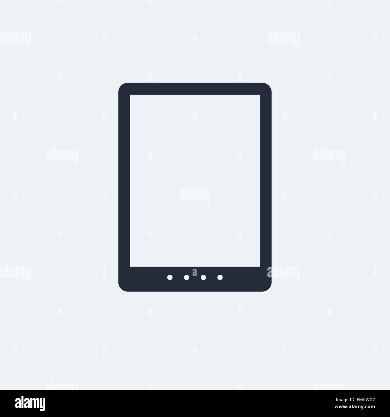Tablet button Stock Vector Images - Alamy