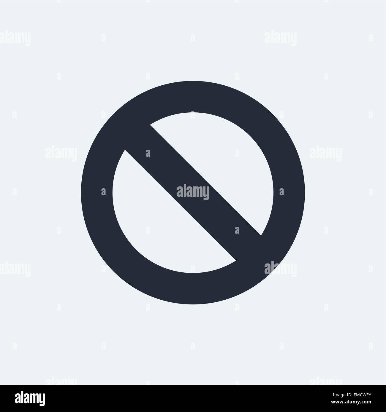Access denied icon flat icon hi-res stock photography and images - Alamy