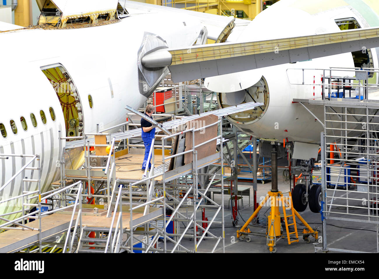 Germany, Aircraft under construction Stock Photo - Alamy