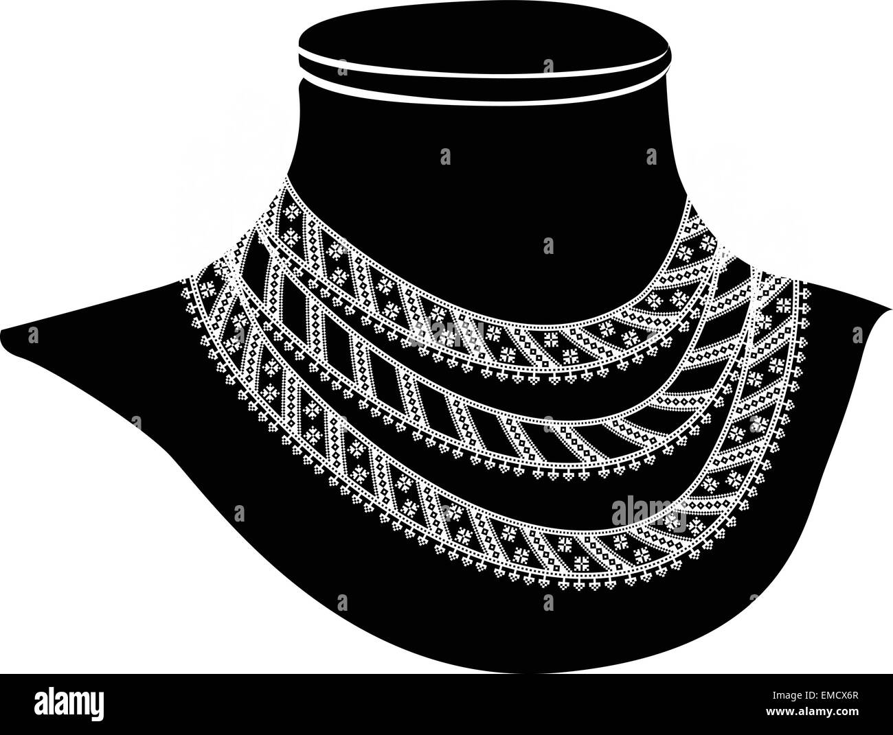 Necklace Stock Vector Images - Alamy