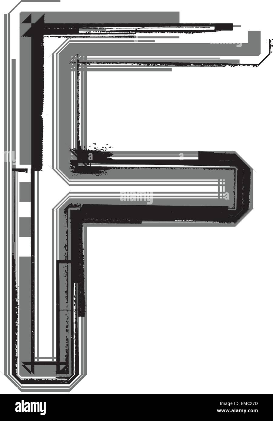 Typography font f hi-res stock photography and images - Alamy