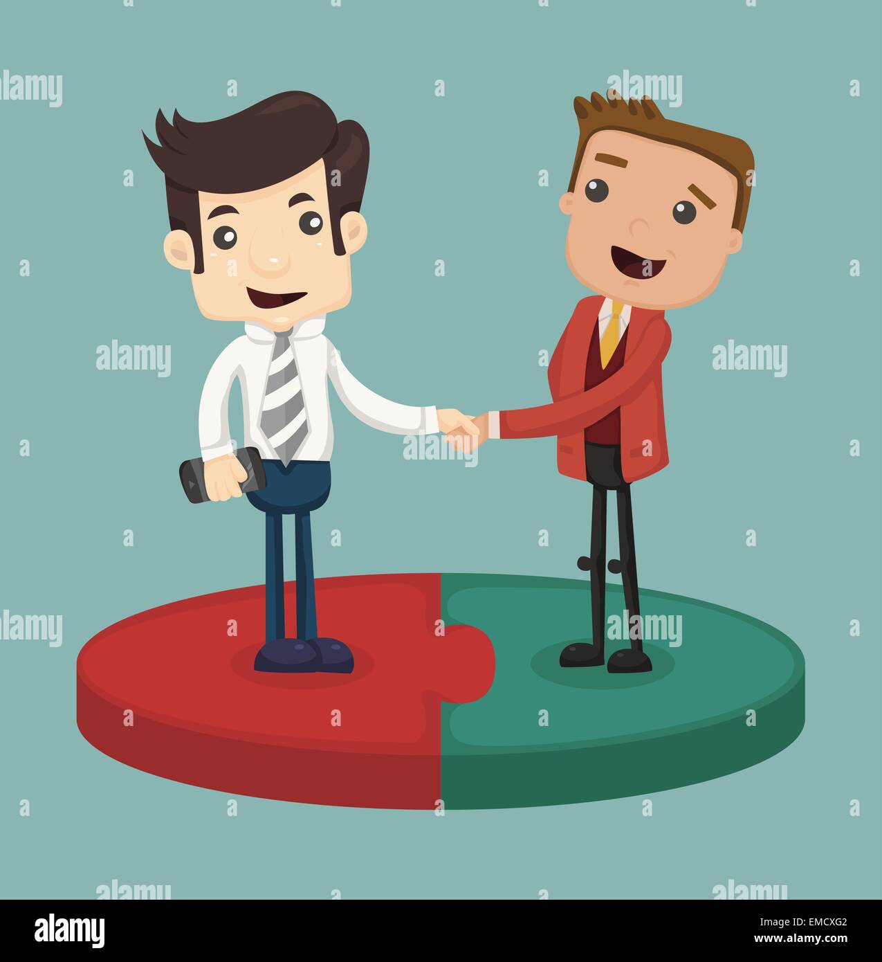 Person shaking cartoon hi-res stock photography and images - Alamy