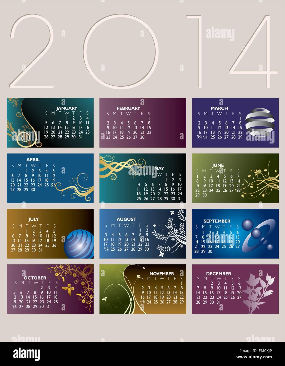 Calendar backgrounds hi-res stock photography and images - Alamy