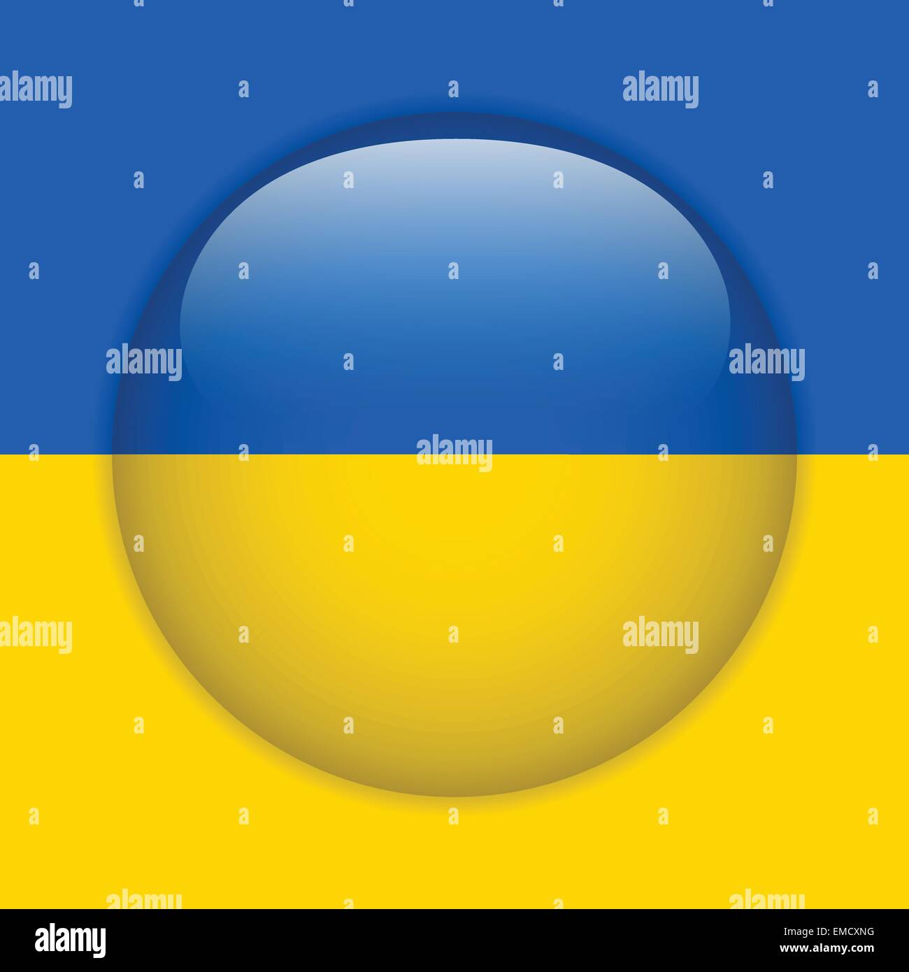 Ukraine button flag hi-res stock photography and images - Alamy