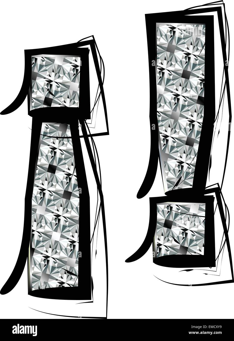 Exclamation mark font hi-res stock photography and images - Alamy