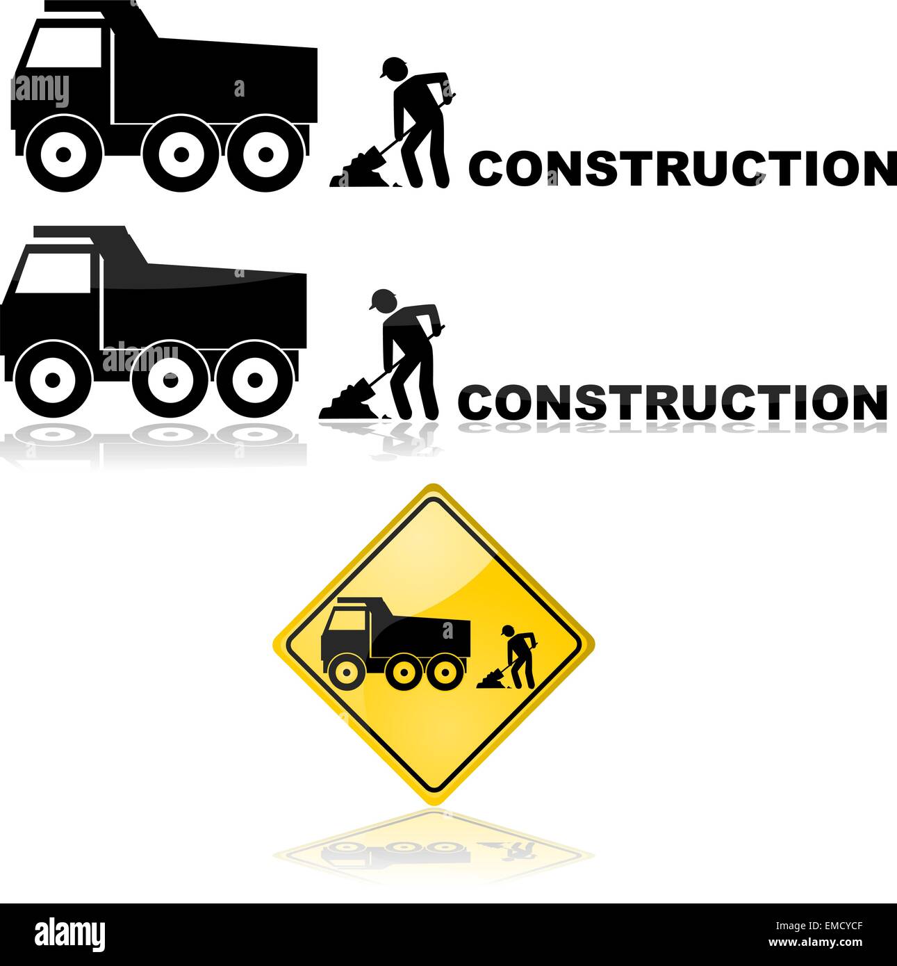 Construction hole Stock Vector Images - Alamy