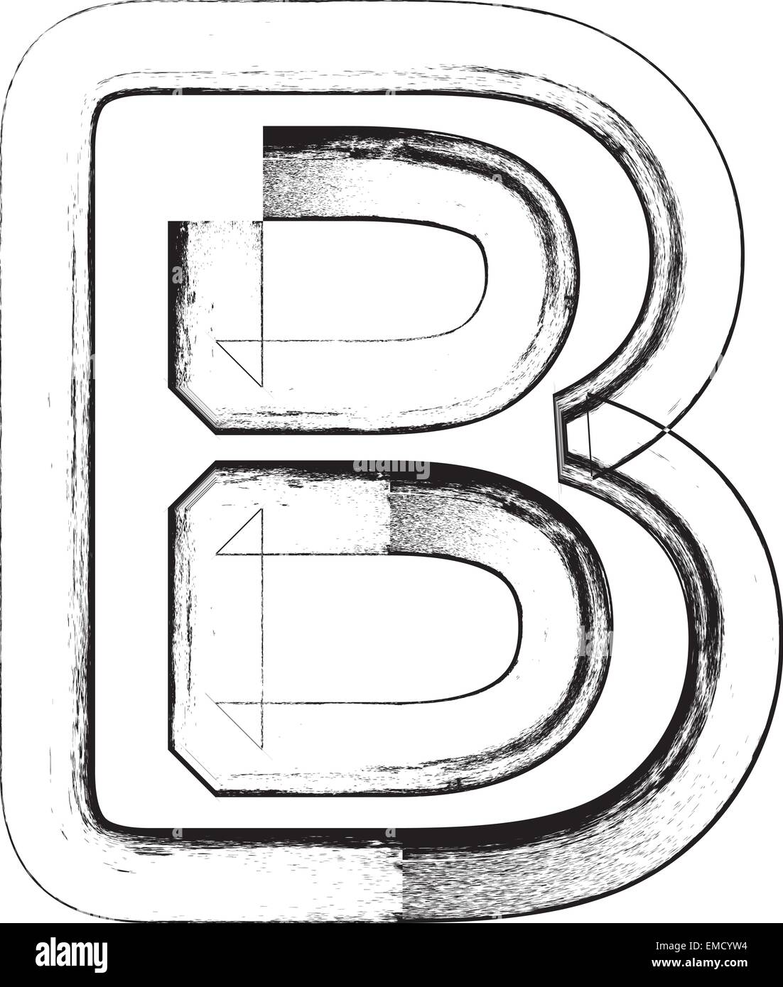 Letter b uppercase hi-res stock photography and images - Alamy