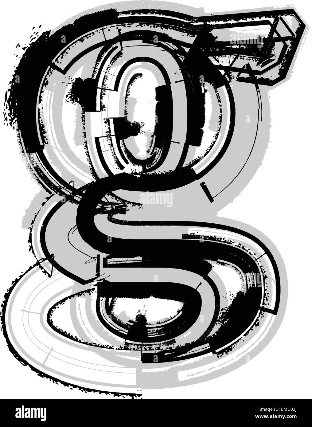 Lowercase Letter G In Graffiti 58 Lower Case G High Res Vector