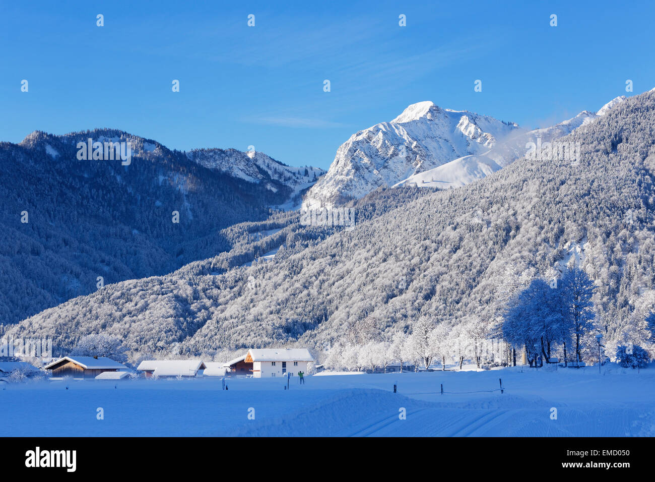 Germany, Bavaria, Upper Bavaria, Chiemgau, Chiemgau Alps, Breitenstein ...