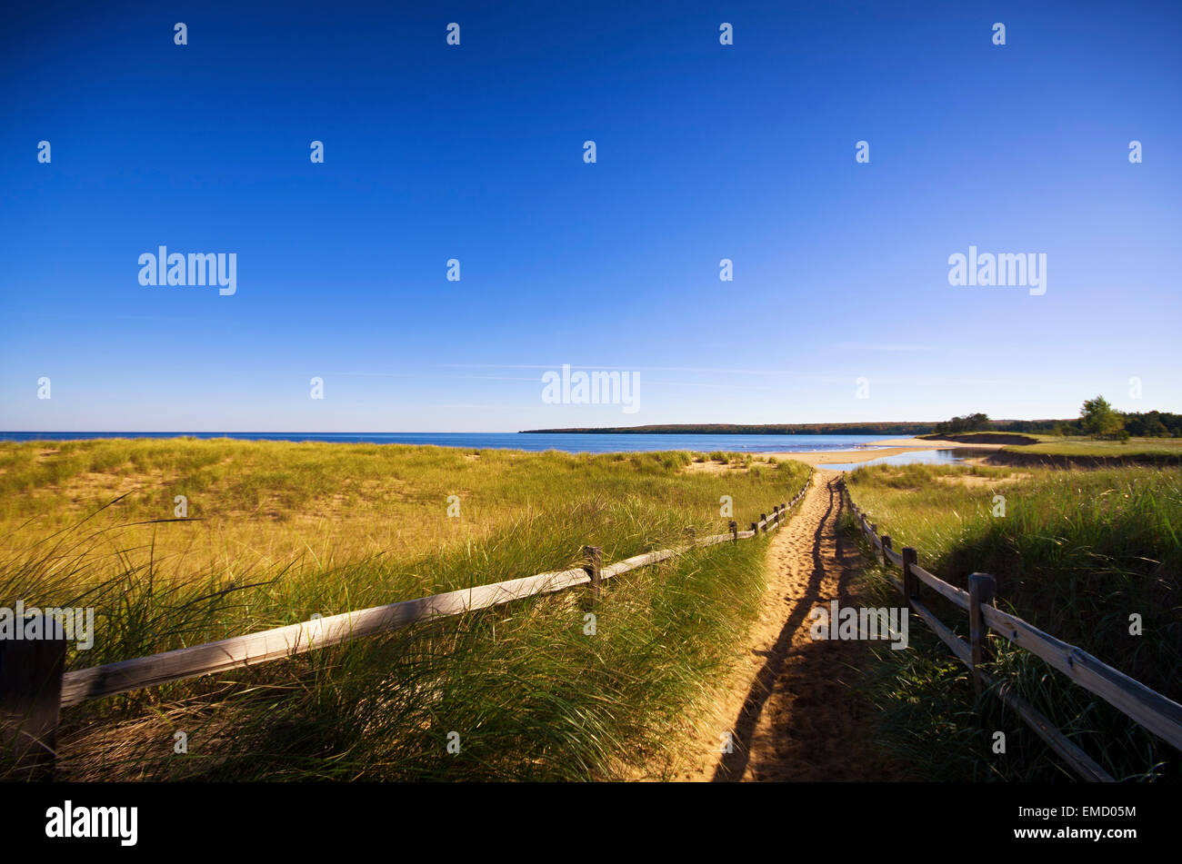USA, Michigan, Lake Superior, Au Train, beach Stock Photo - Alamy