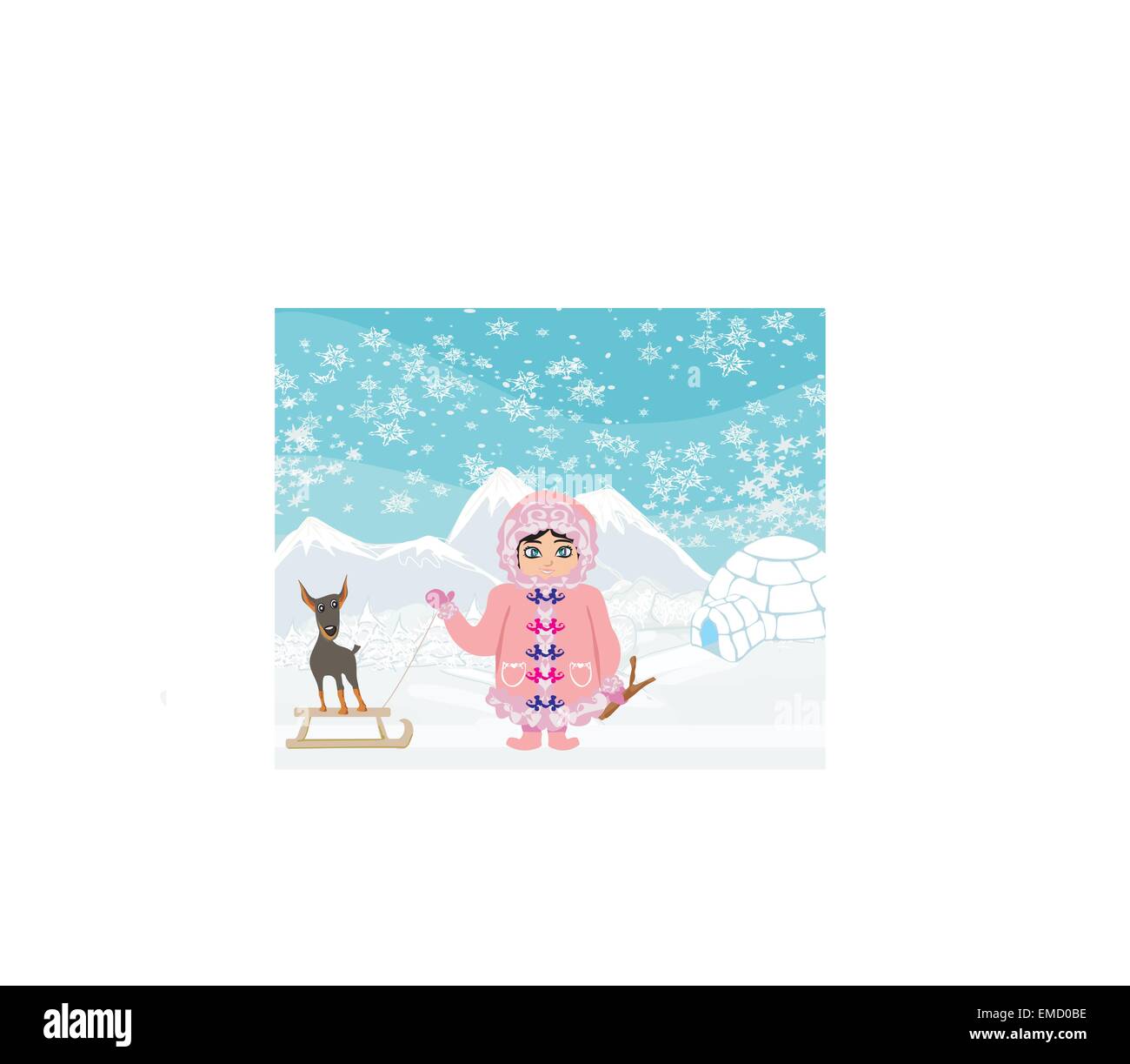 Eskimo Template Cut Out