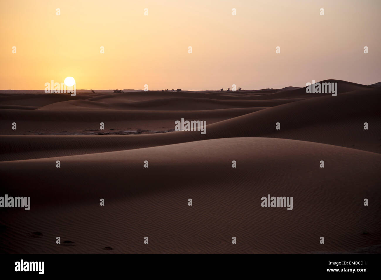 Morocco, Sahara, sunrise Stock Photo - Alamy