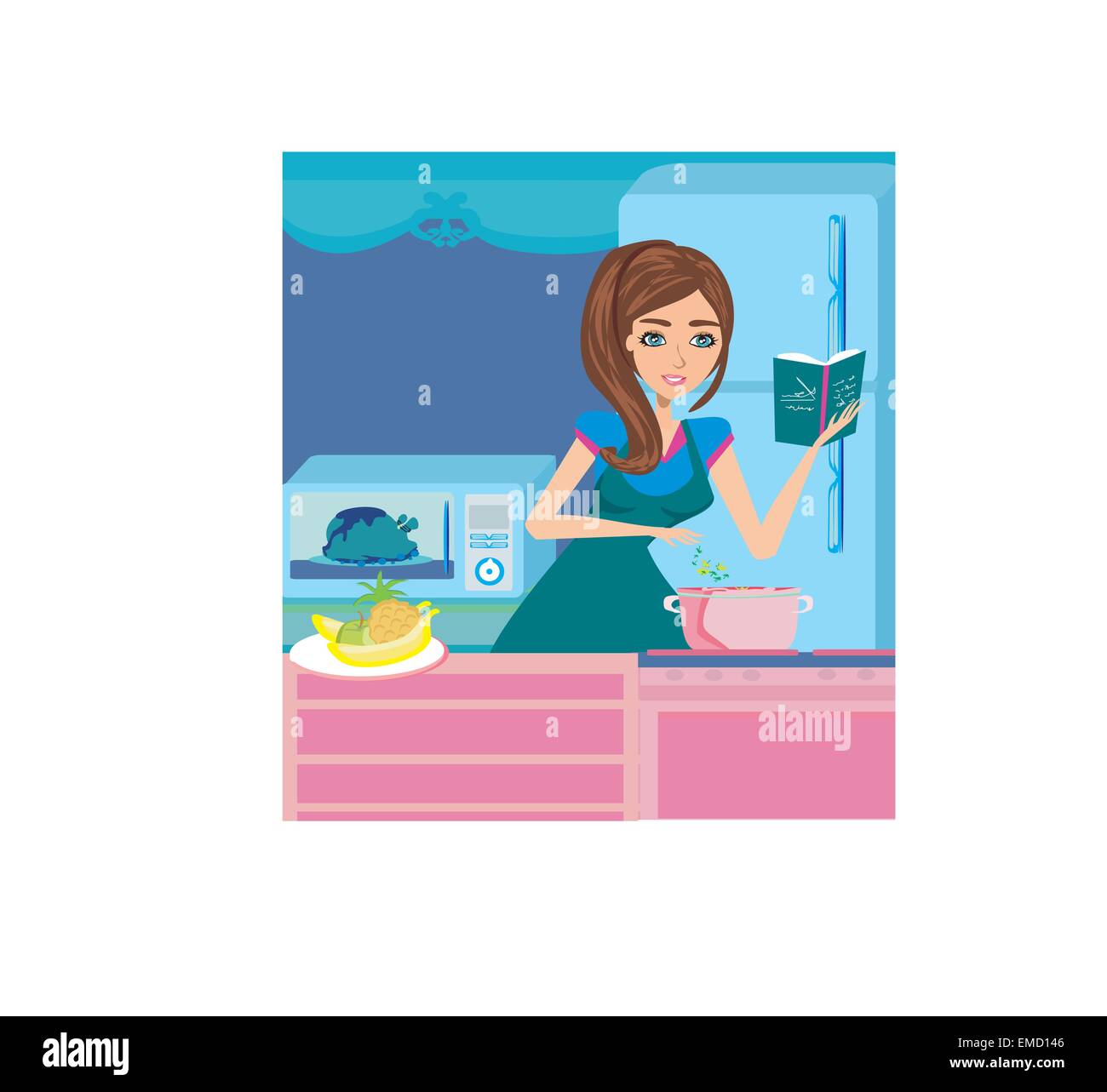 Chicken and spice Stock Vector Images - Alamy