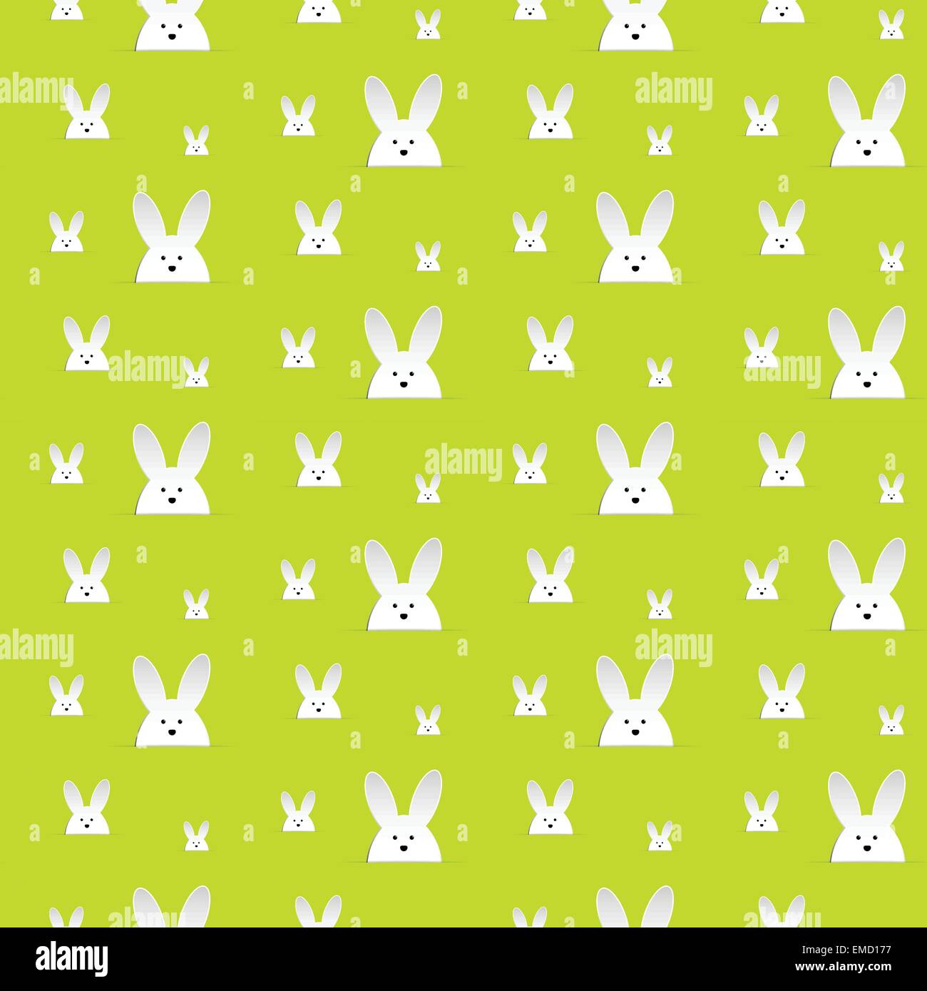 Green bunny vector Stock Vector Images - Alamy