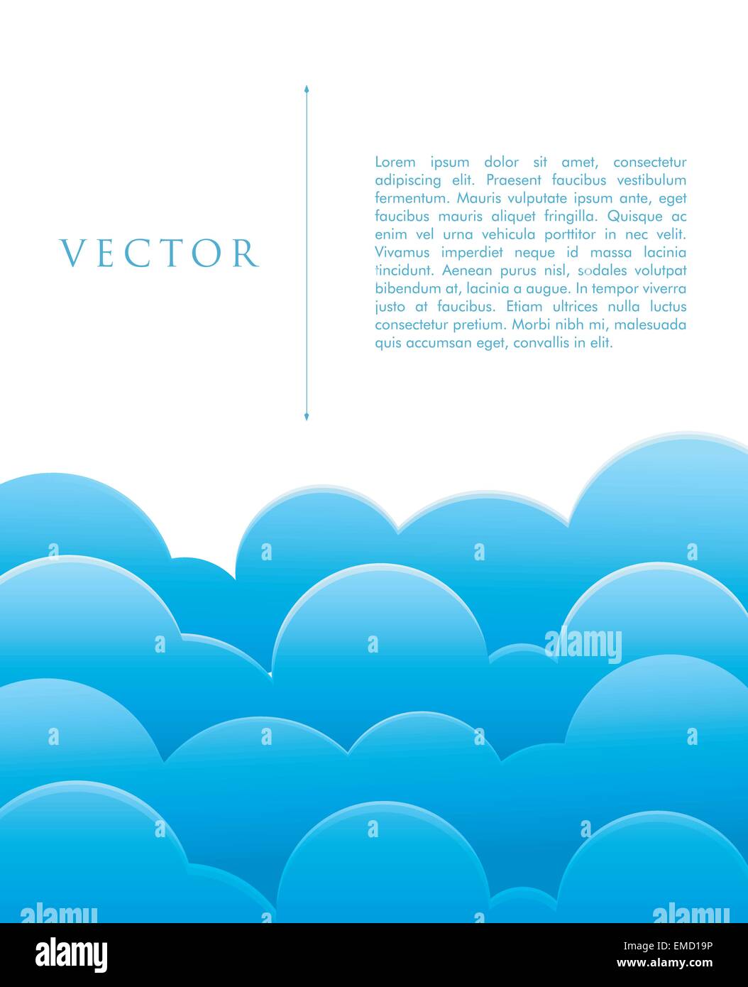 Blue abstract clouds Stock Vector Image & Art - Alamy