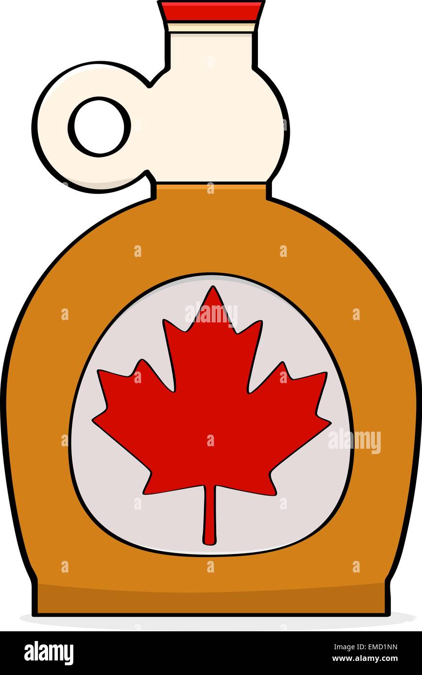 Cartoon syrup bottle hi-res stock photography and images - Alamy