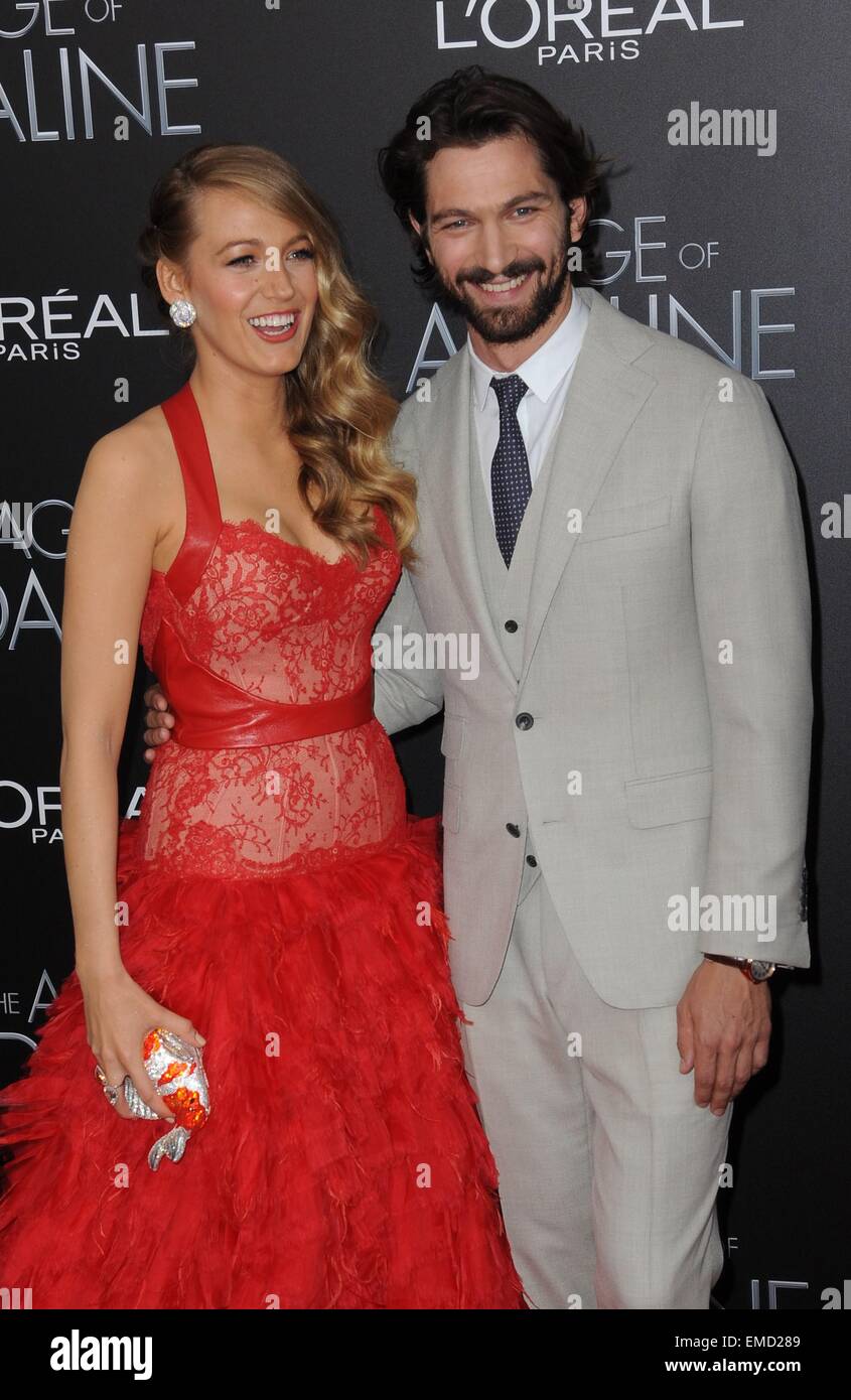 New York, NY, USA. 19th Apr, 2015. Blake Lively, Michiel Huisman at ...