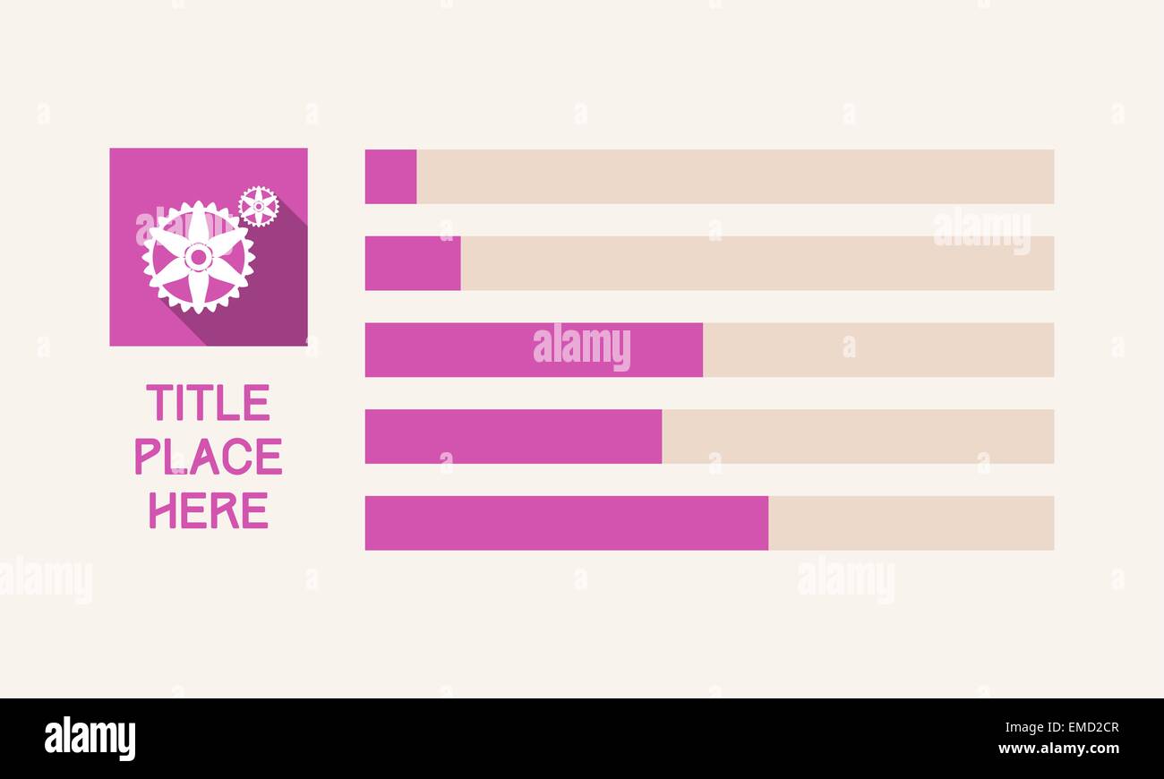 Cogs vector infographic hi-res stock photography and images - Alamy