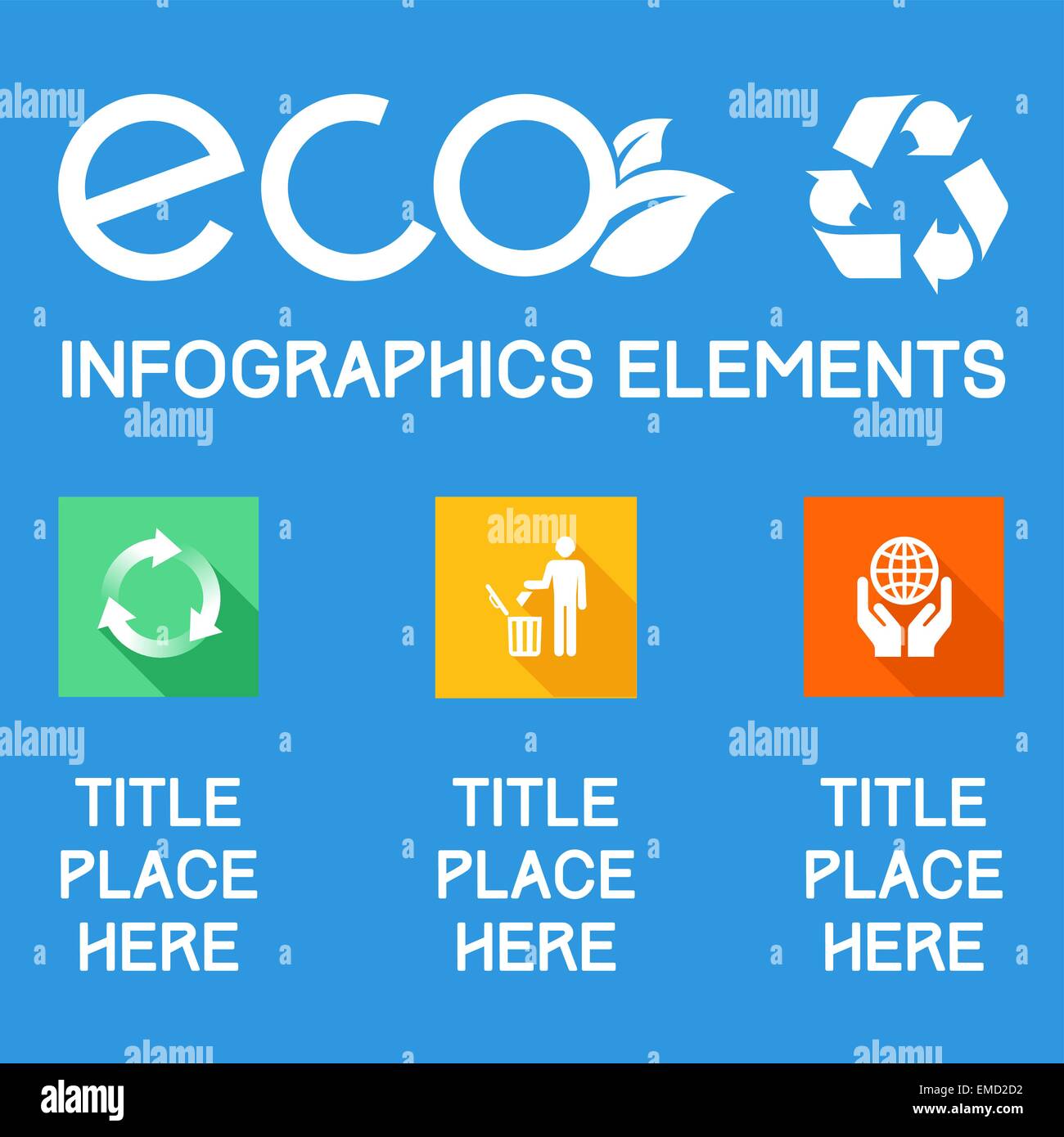 Waste recycling infographic hi-res stock photography and images - Alamy