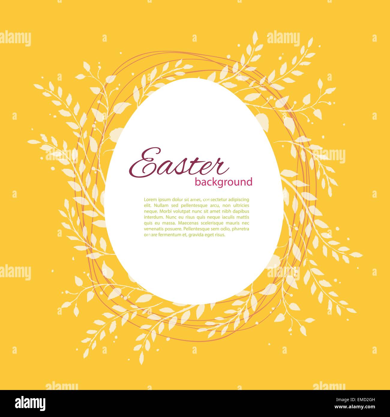 Egg design template hi-res stock photography and images - Alamy