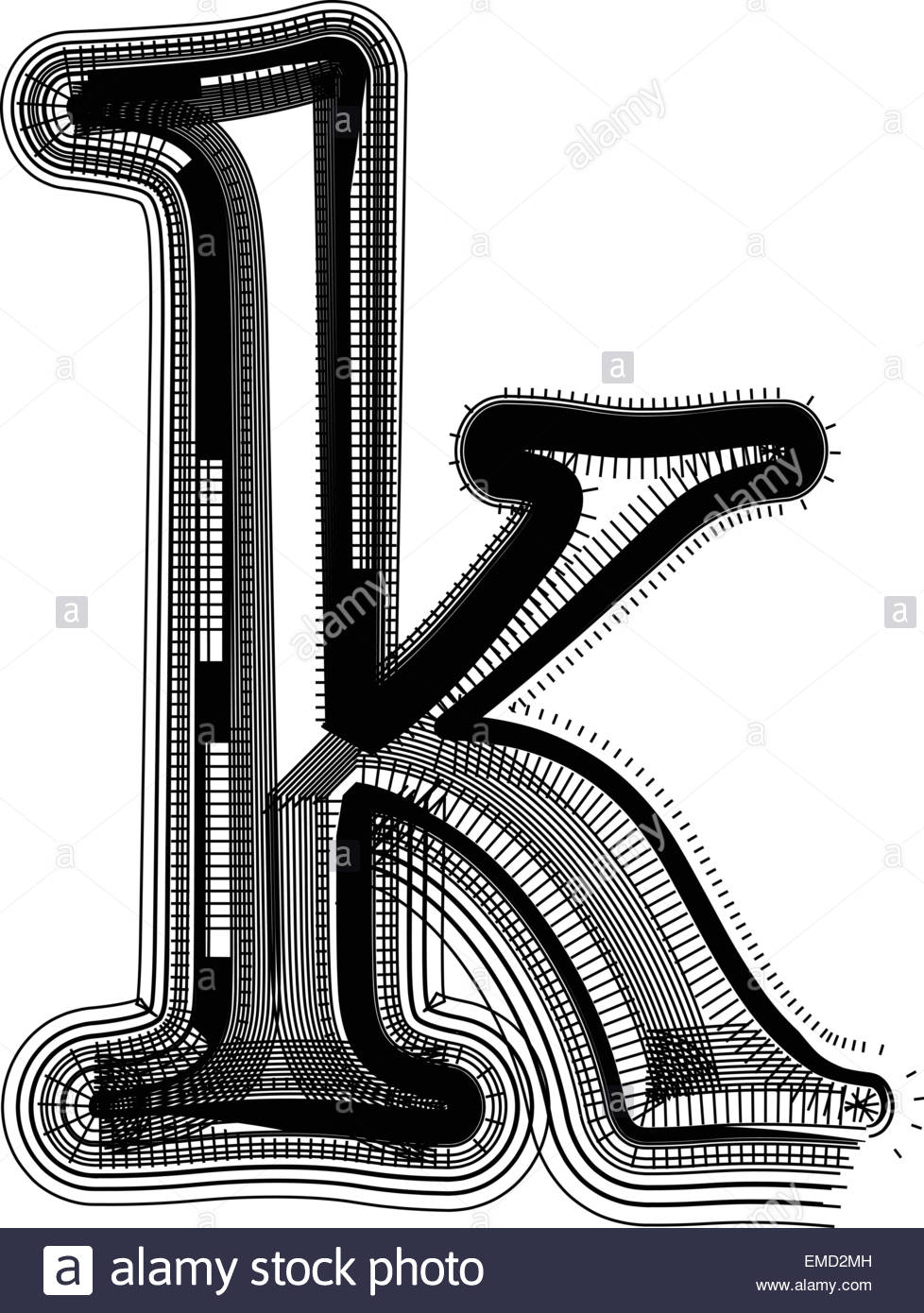 Letter K Black and White Stock Photos & Images - Alamy