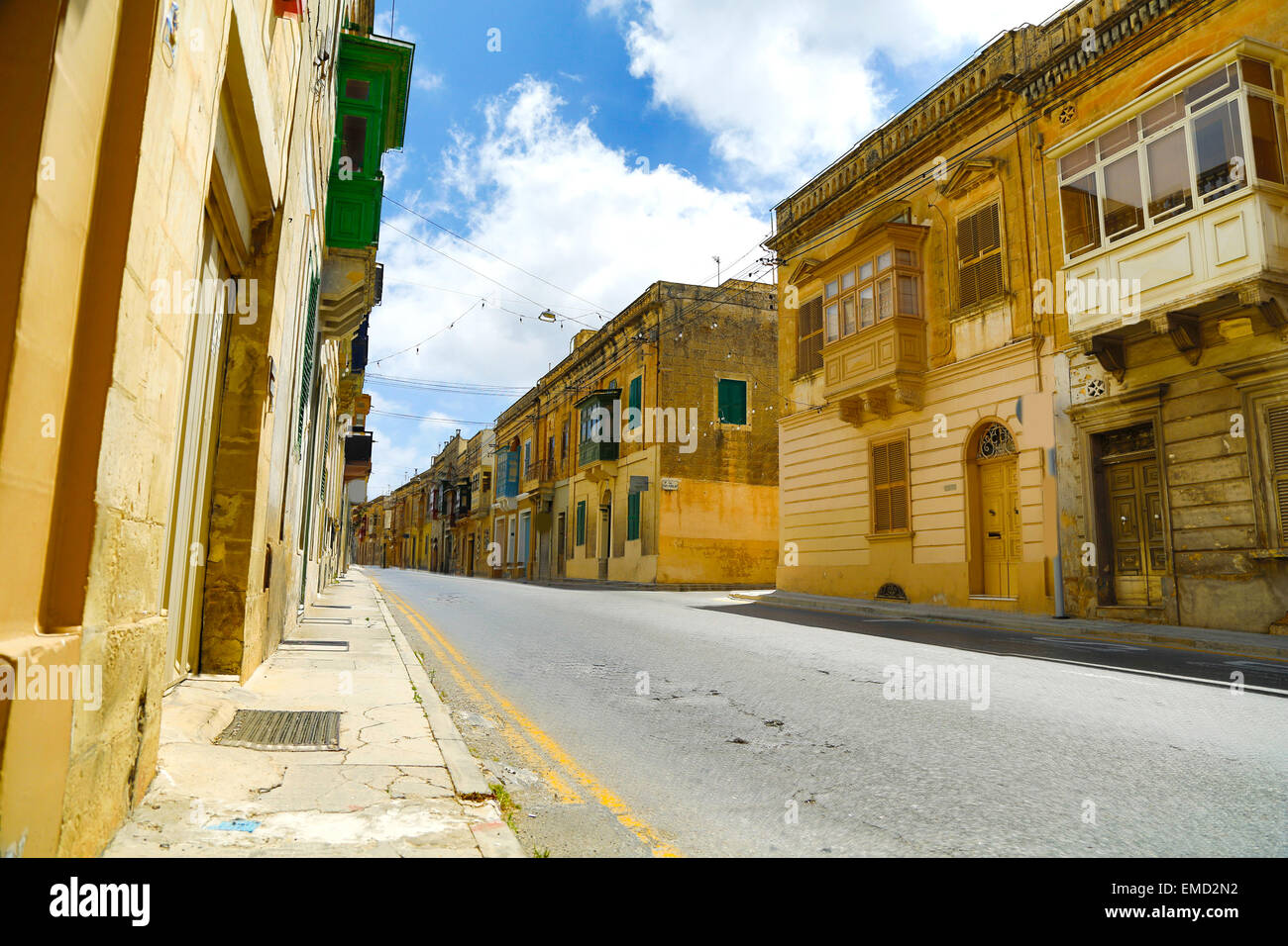 Historic Architecture in Ir-Rabat / Rabat in Malta, southern Europe ...