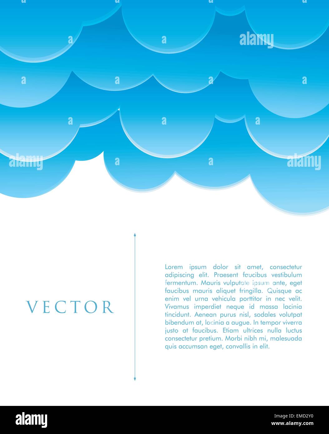 Blue abstract clouds Stock Vector Image & Art - Alamy