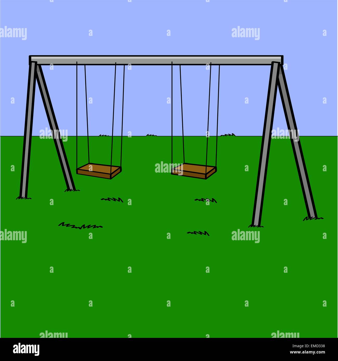 Playground grass Stock Vector Images - Alamy