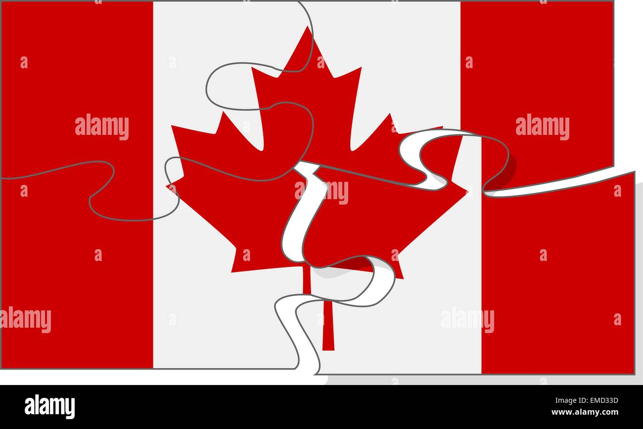 Broken canadian flag hi-res stock photography and images - Alamy