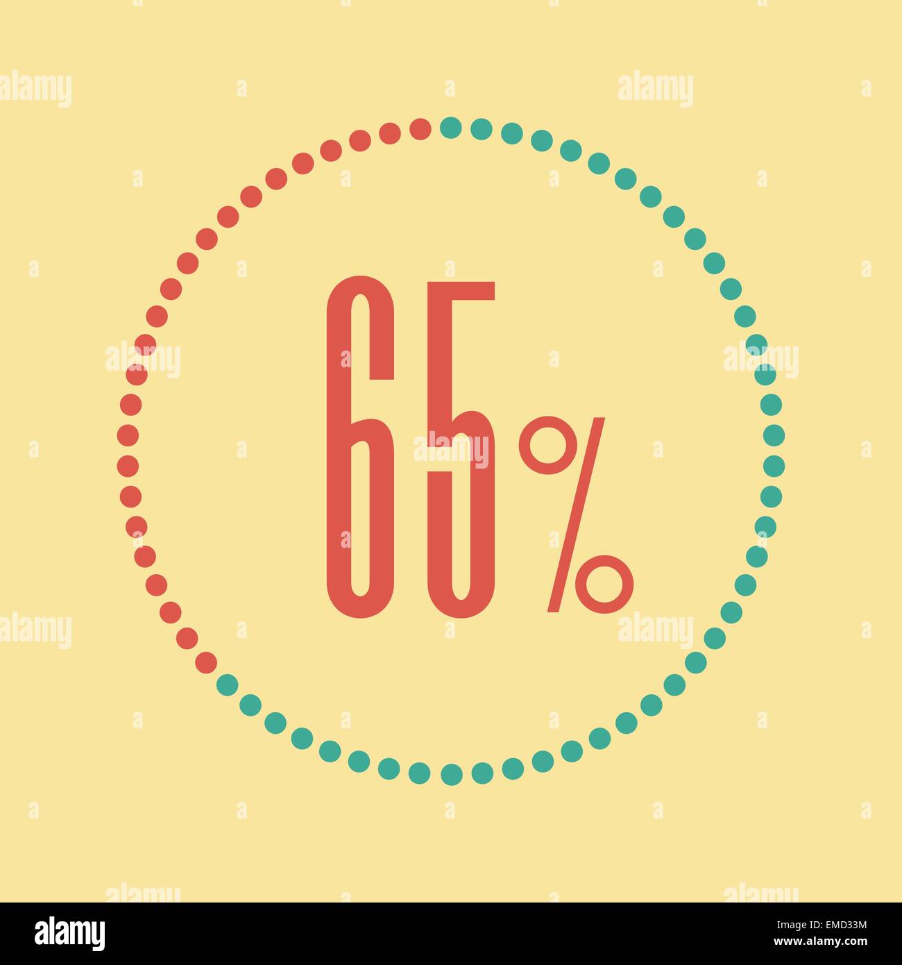 65 percentage Stock Vector Images - Alamy