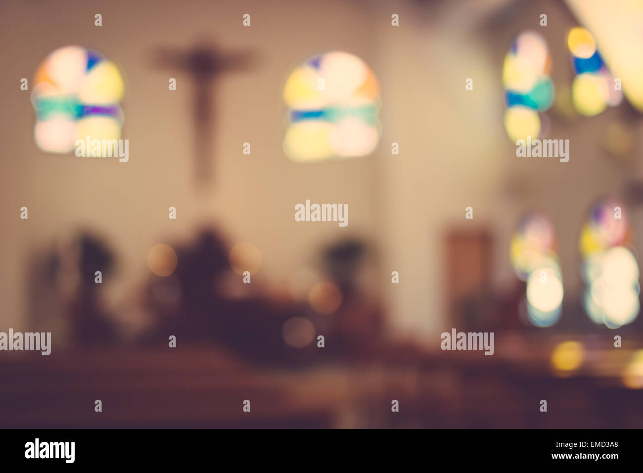 church interior blur abstract background Stock Photo - Alamy