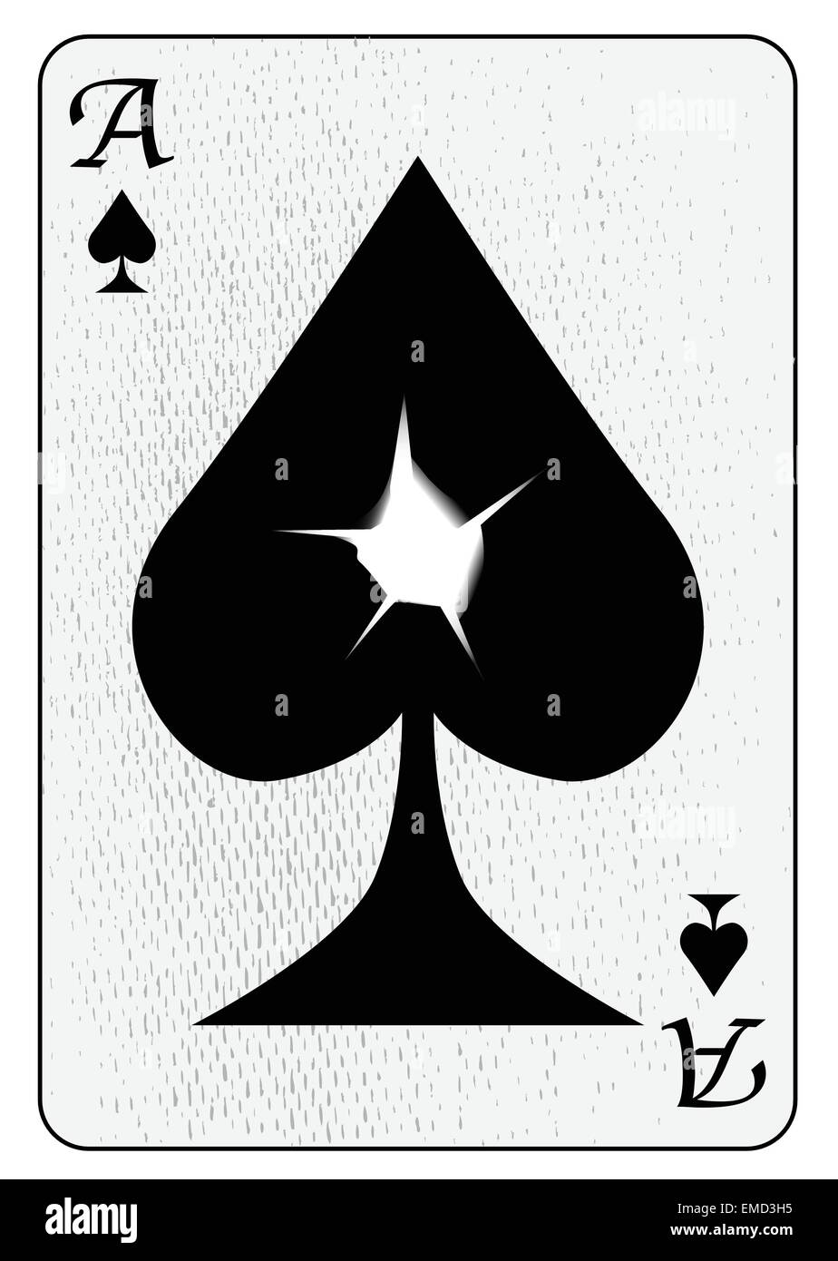 Playing card bullet hole hi-res stock photography and images - Alamy