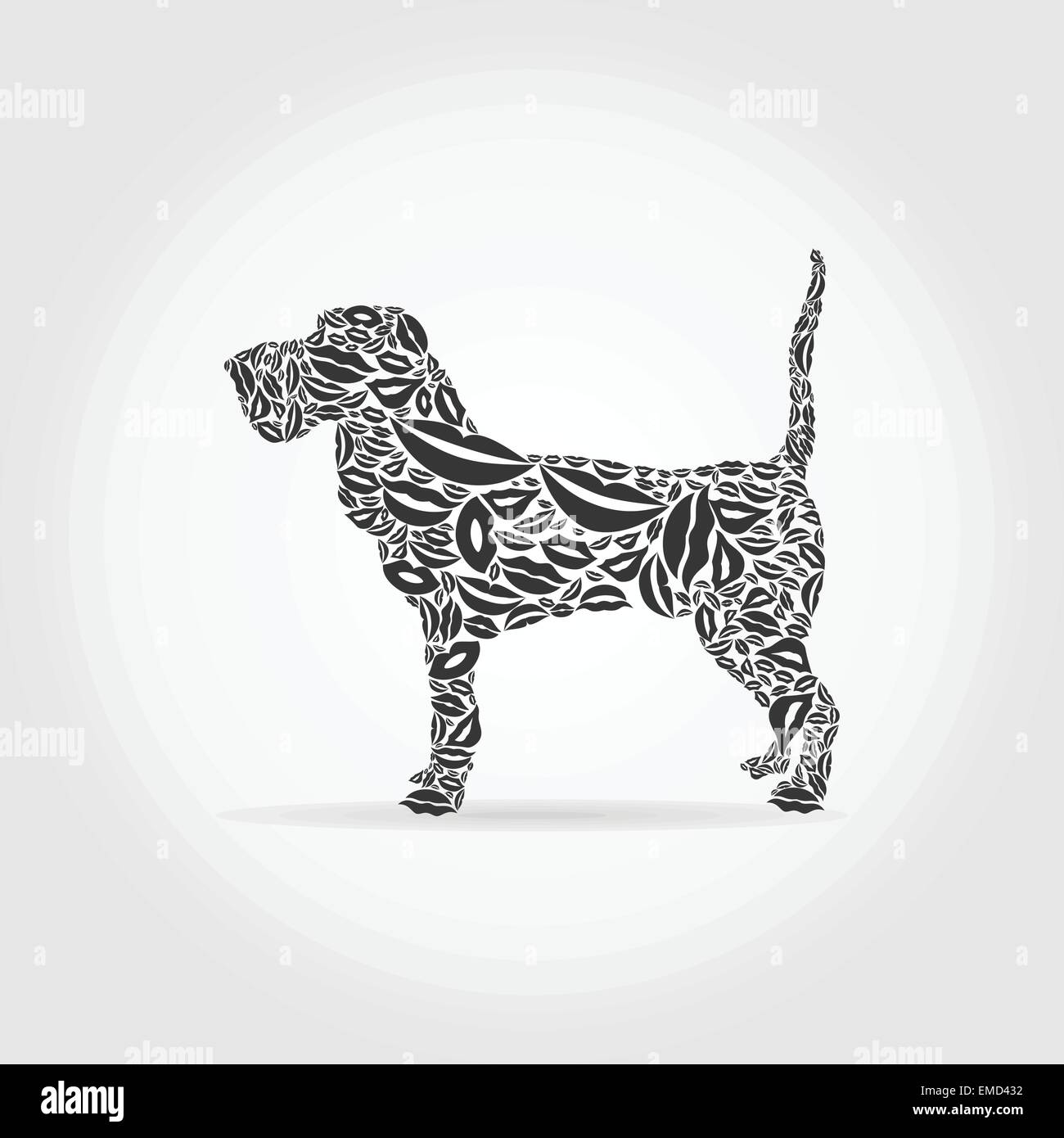 Dog mouth illustration Stock Vector Images - Alamy