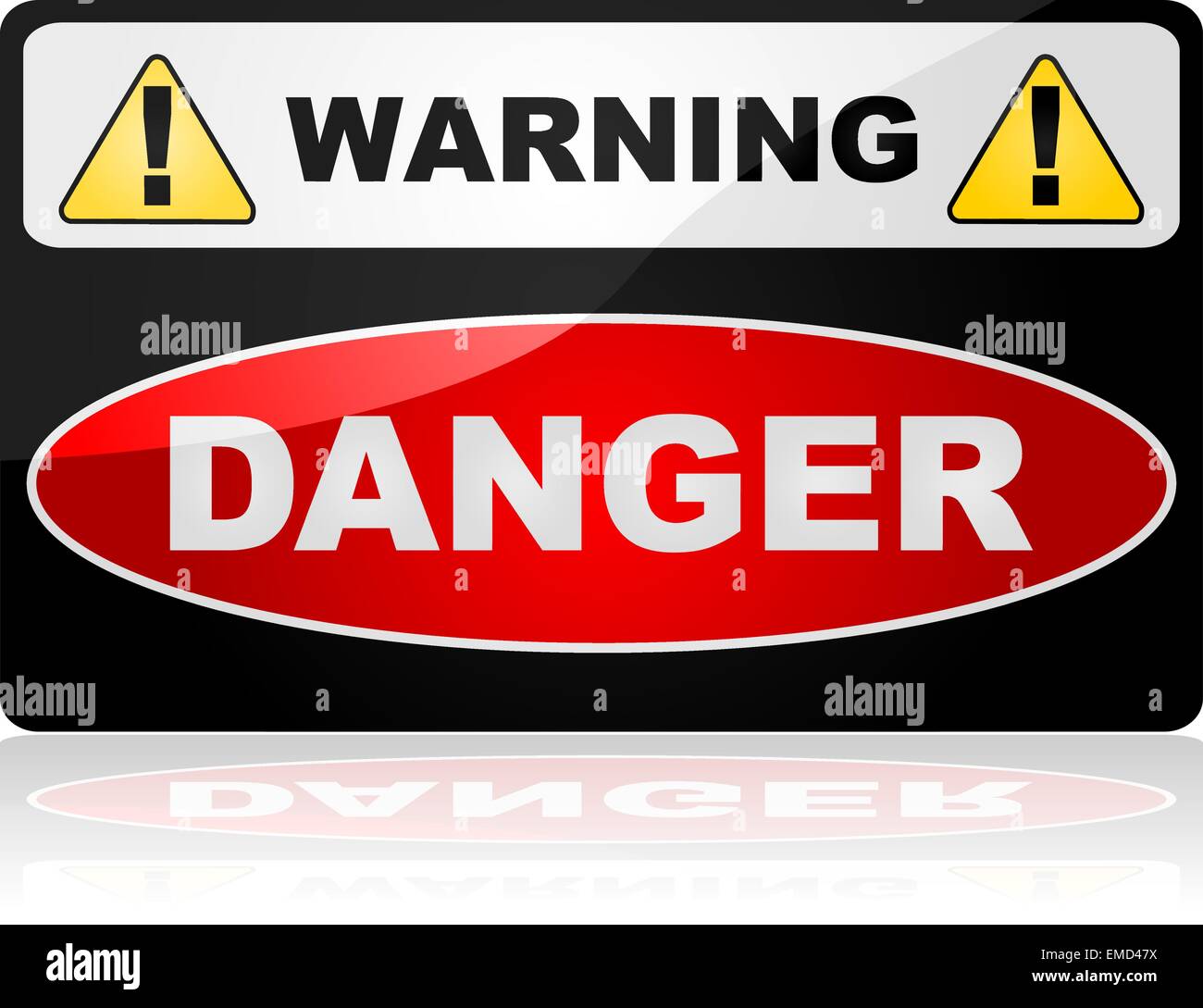 Showing danger Stock Vector Images - Alamy