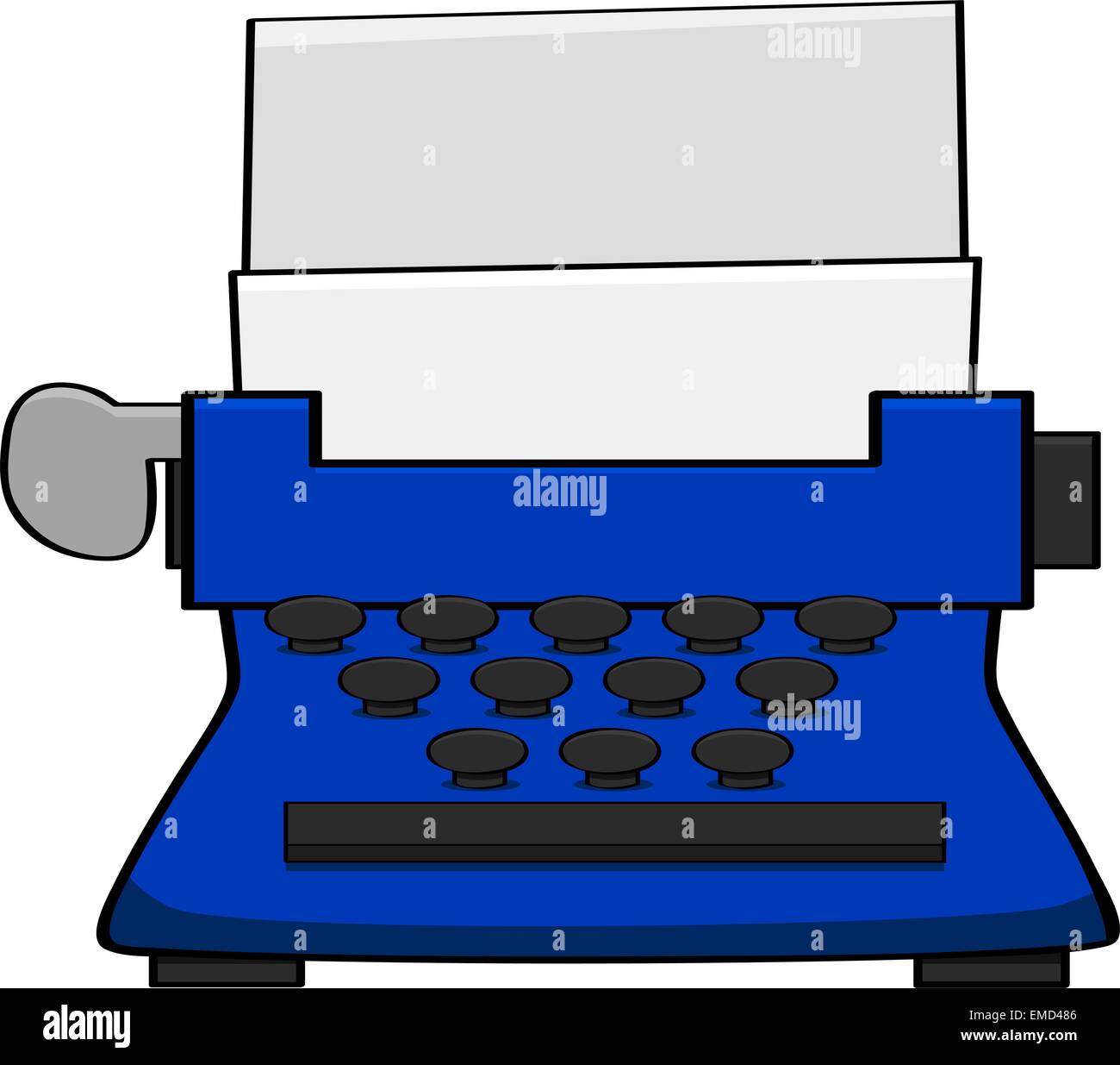 Cartoon typewriter hi-res stock photography and images - Alamy