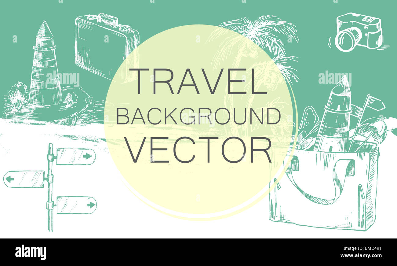Travel background color Stock Photo - Alamy