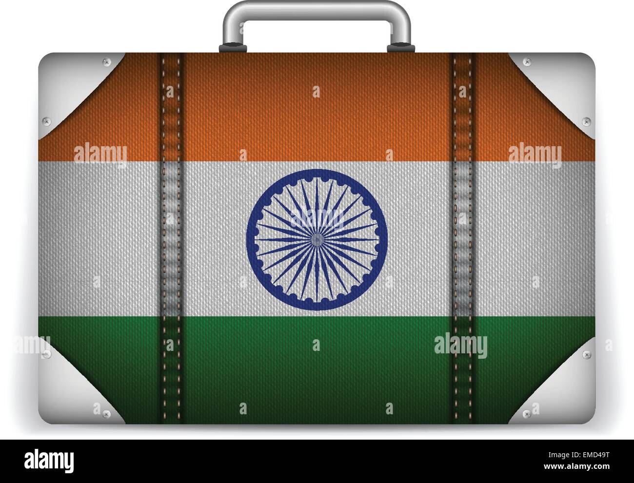 Luggage indian travel Stock Vector Images - Alamy