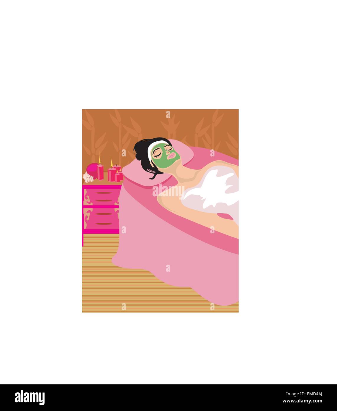 Face mask lady Cut Out Stock Images & Pictures - Alamy