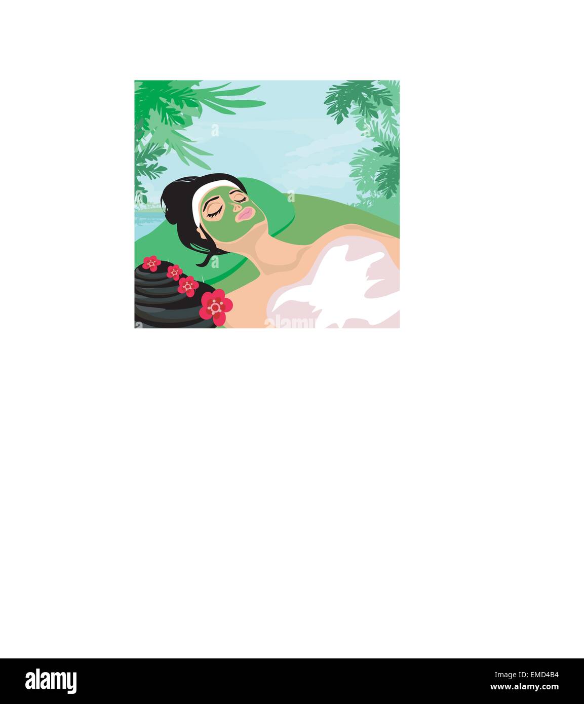 Relax rest in leisure Stock Vector Images - Alamy