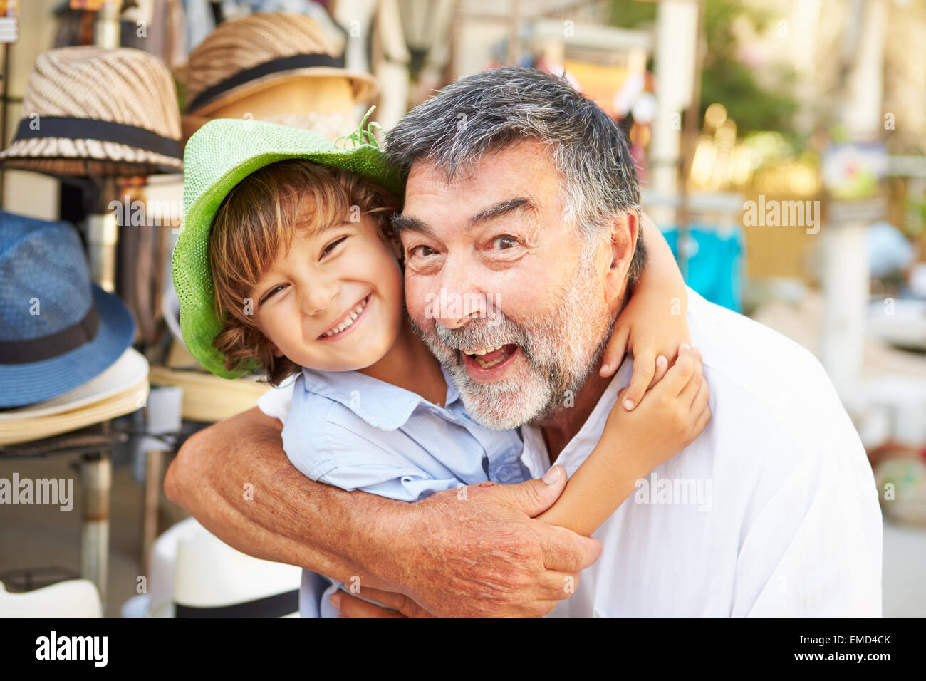 Man trying on hat shop hi-res stock photography and images - Alamy