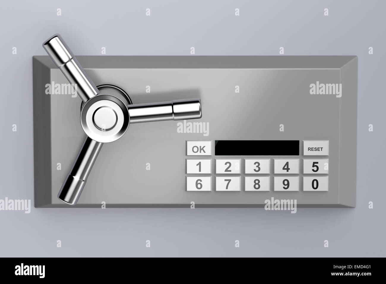 Bank safe with digital lock Stock Photo - Alamy