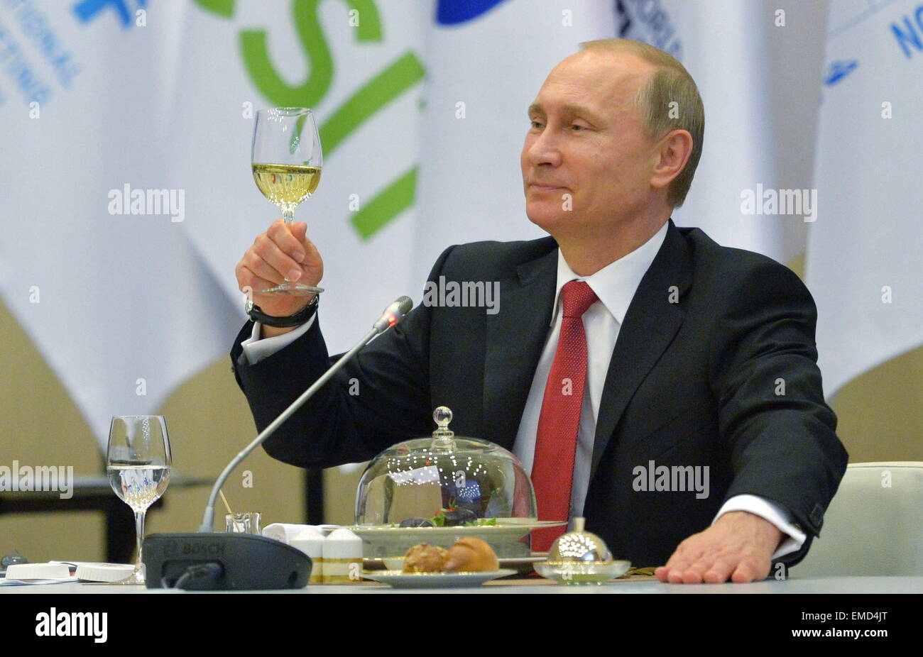 Russian President Vladimir Putin Glass High Resolution Stock ...