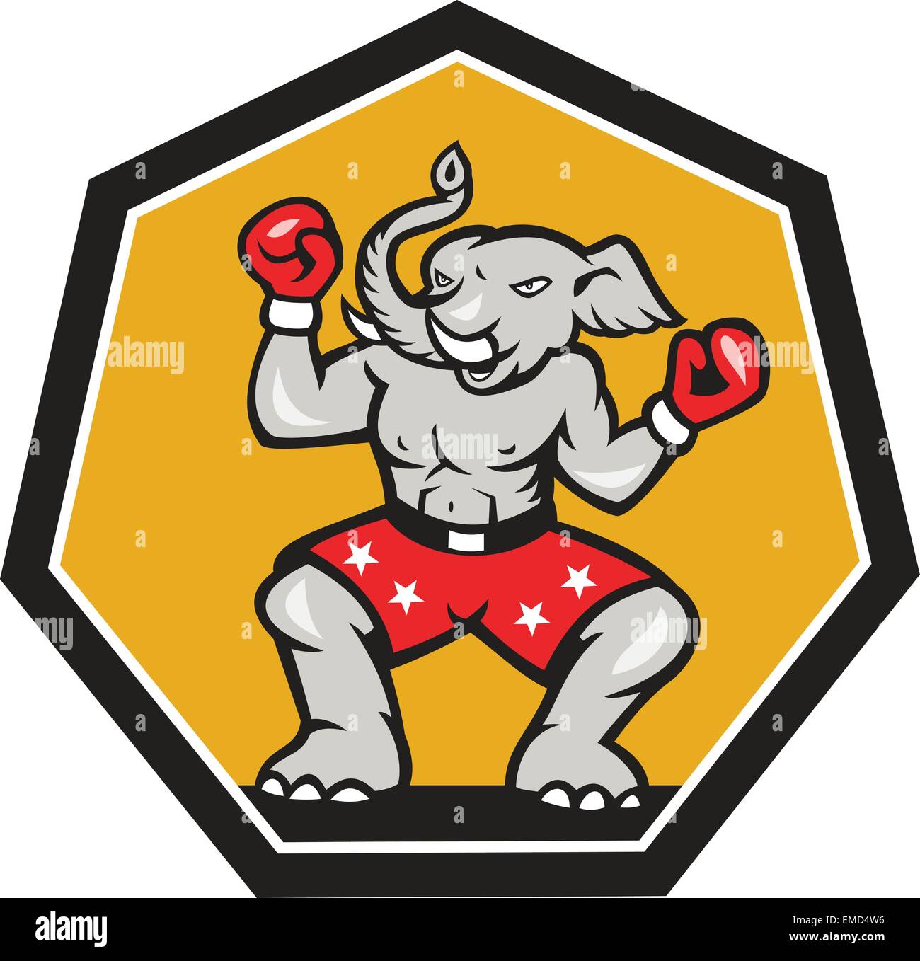 Elephant boxer boxing hi-res stock photography and images - Alamy