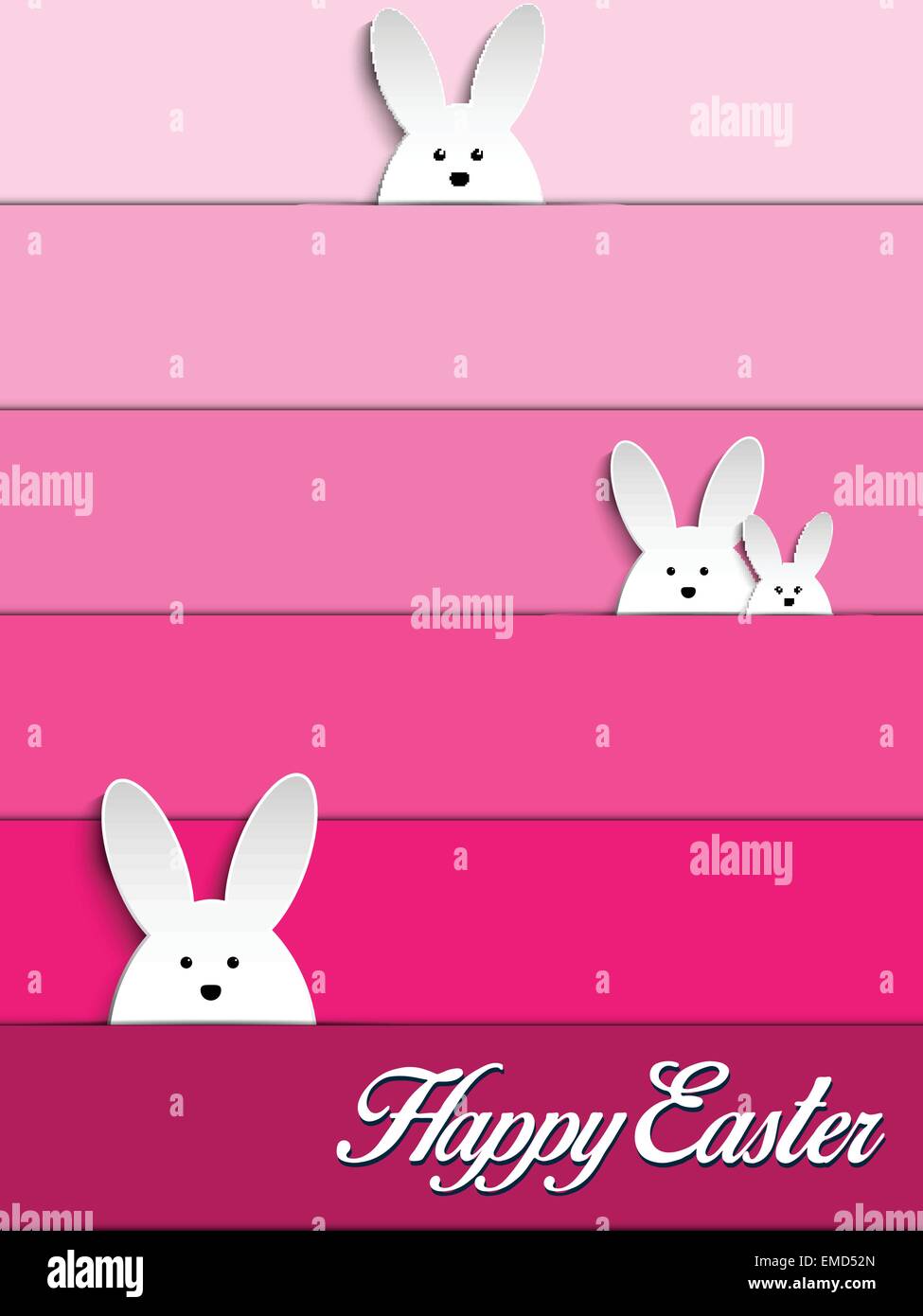 Cartoon pink bunny Stock Vector Images - Alamy