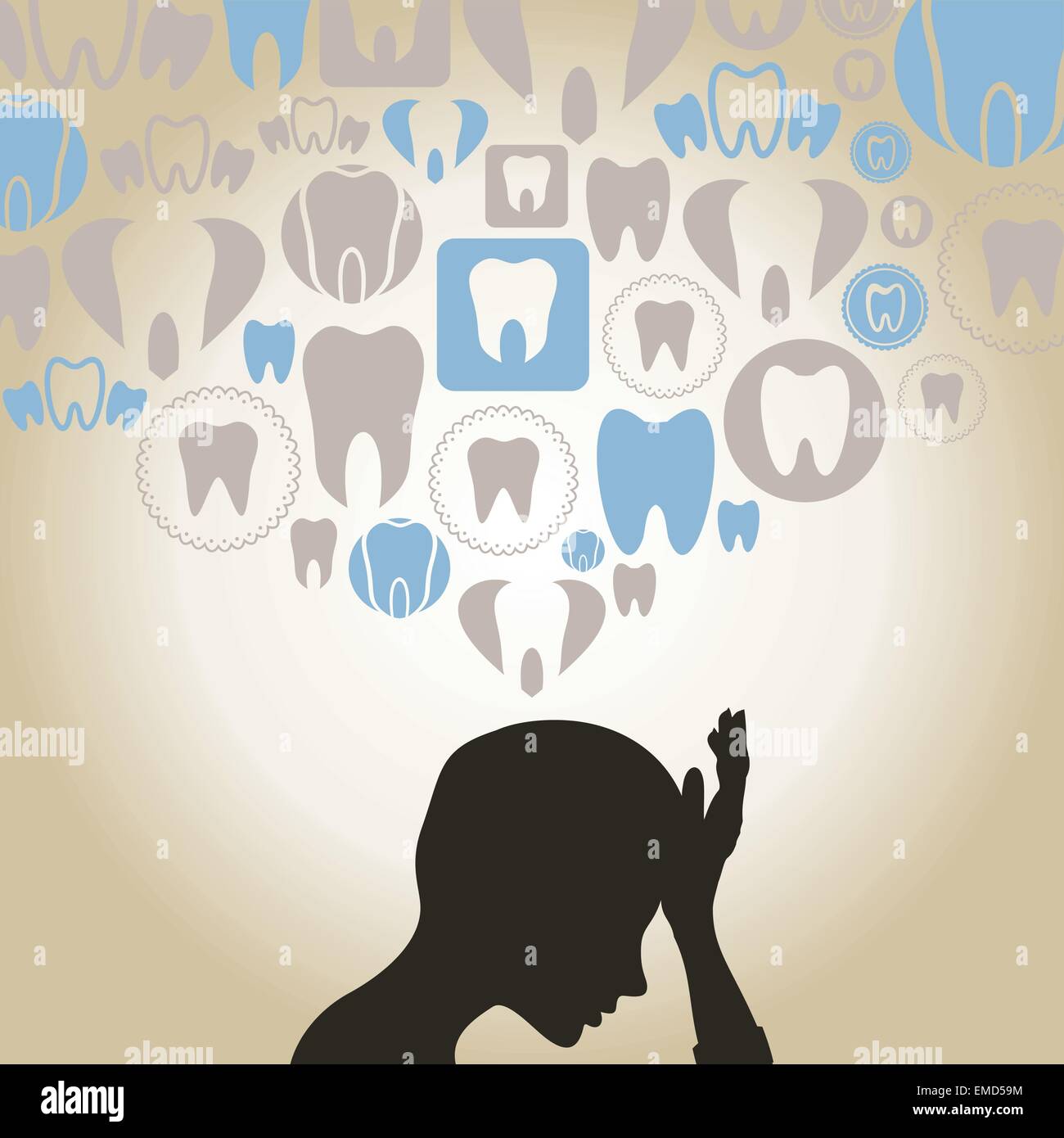 Toothache vector hi-res stock photography and images - Alamy